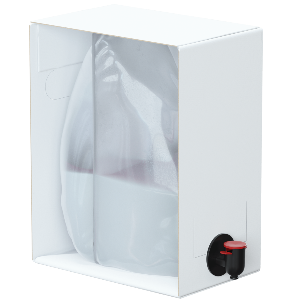 Liquids in refill packaging (bag-in-box und refill pouches) | Vema